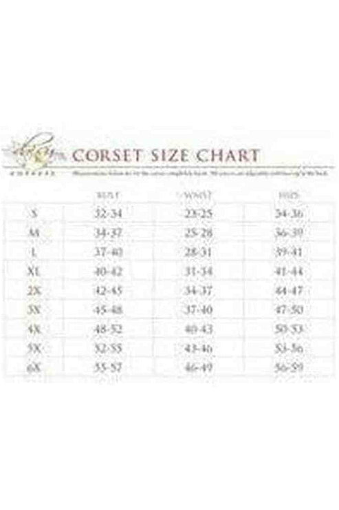 Daisy Corsets Lavish Red Roses Satin Open Cup Waist Cincher ...